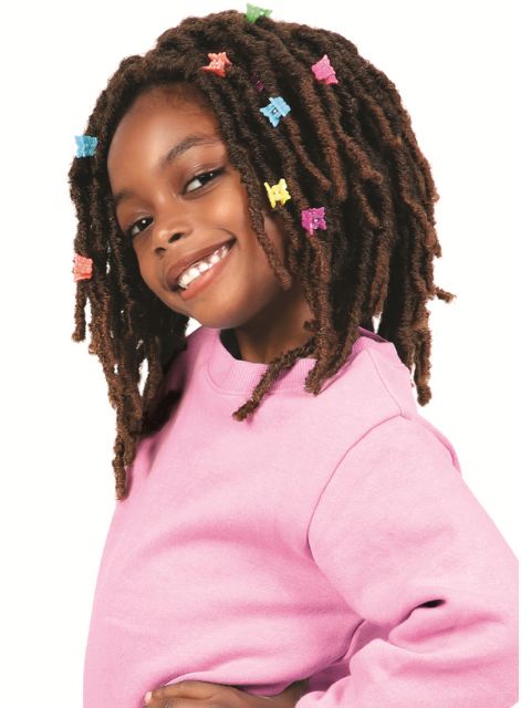 Motown Tress Kidikidi LIL LOCS 8"x2 Pre-rooped Crochet Braid (C.2LILOC – Hair Stop and Shop