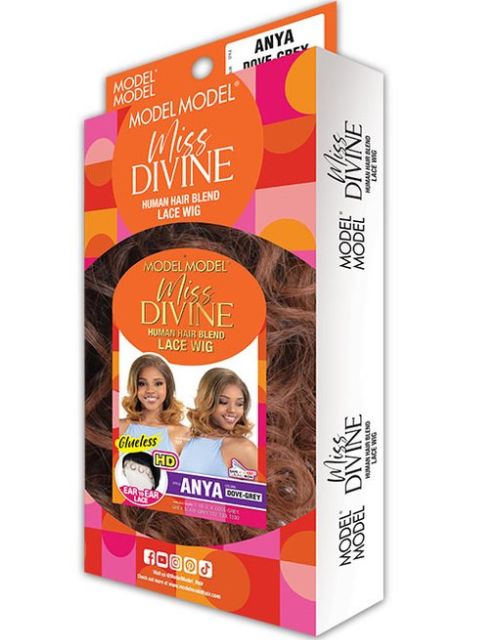 Model Model Miss Divine Human Hair Blend Lace Wig - ANYA – Hair Stop and Shop