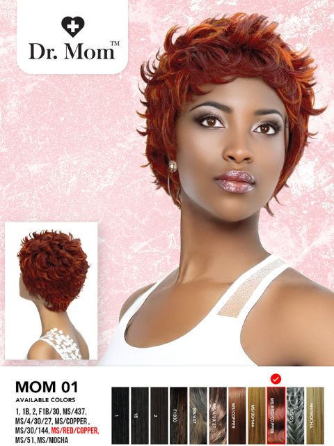 R&B Collection Dr. Mom Style Synthetic Full Wig - MOM 01 – Hair Stop and Shop