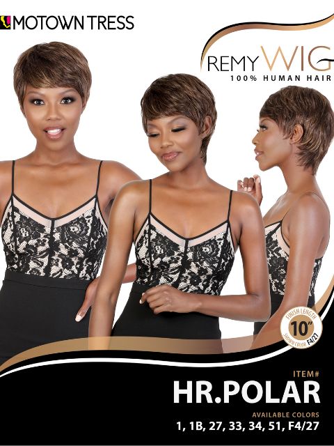 Motown Tress Remy Human Hair Wig - HR.POLAR – Hair Stop and Shop