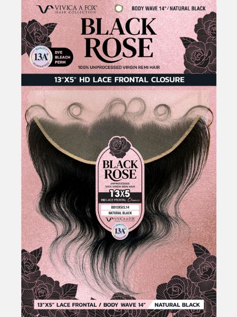 Vivica A Fox Black Rose 13X5 HD Lace Frontal Closure- BODY WAVE" – Hair ...