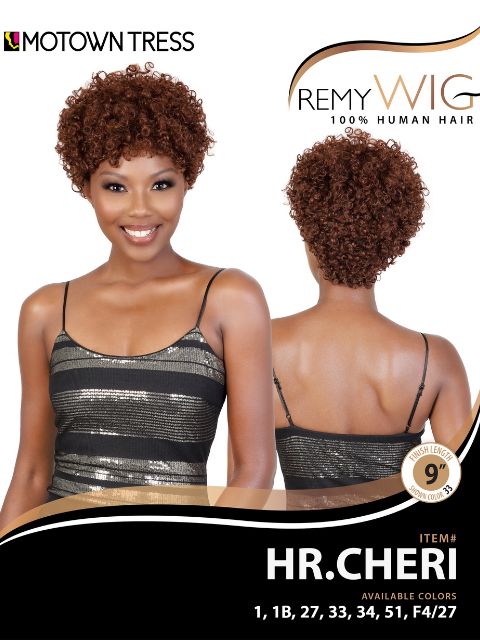 Motown Tress Remy Human Hair Wig - HR.CHERI – Hair Stop and Shop