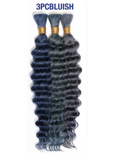 Janet Collection 100% Human Hair NEW DEEP BULK 18" Fancy Color – Hair ...