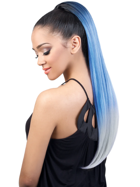 Motown Tress Ponydo Curlable Ponytail - PD- PASTEL – Hair Stop and Shop