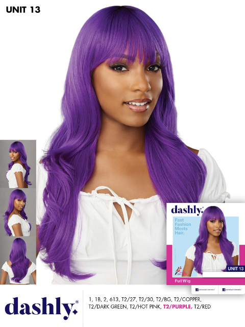 Sensationnel Dashly Full Wig Unit 13 Hair Stop And Shop