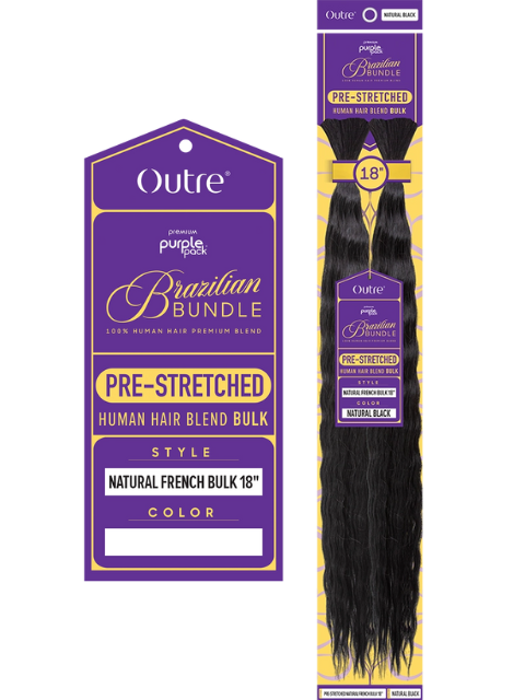 Outre Premium Purple Pack Brazilian Bundle NATURAL FRENCH Bulk – Hair ...