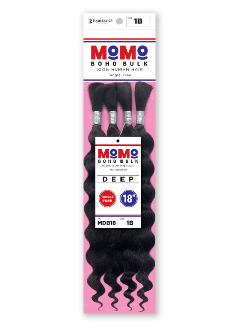 Harlem 125 Human Hair Momo Boho Pre-Stretched Deep Bulk (MDB) – Hair ...