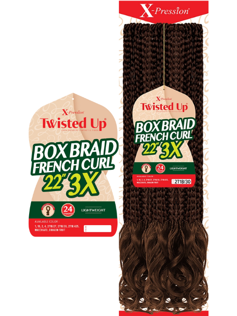 [MULTI PACK DEAL] Outre X-Pression Twisted Up 2X BOX BRAID FRENCH CURL ...