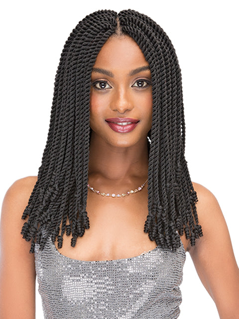 Janet Collection 3X SENEGAL CURLY FINISH 18" Crochet Braid (24strands ...