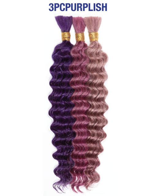 Janet Collection 100% Human Hair NEW DEEP BULK 18" Fancy Color – Hair ...