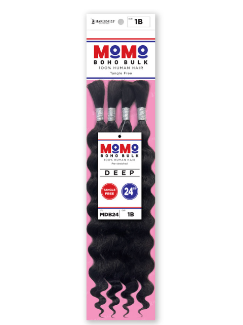 Harlem 125 Human Hair Momo Boho Pre-Stretched Deep Bulk (MDB) – Hair ...