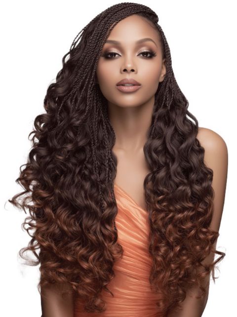 Janet Collection 100% Human Hair Feather Crochet Braid Extension BODY ...