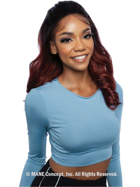 Mane Concept Brown Sugar Skin Bond Lace Pre-Cut Glueless Wig- 13x6 GLU ...