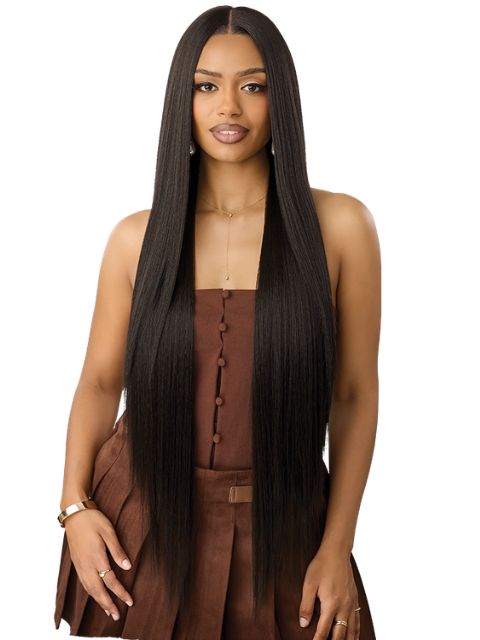 Outre Nueblend Fully Hand-tied 13x6 Human Hair Blend Lace Front Wig- H ...