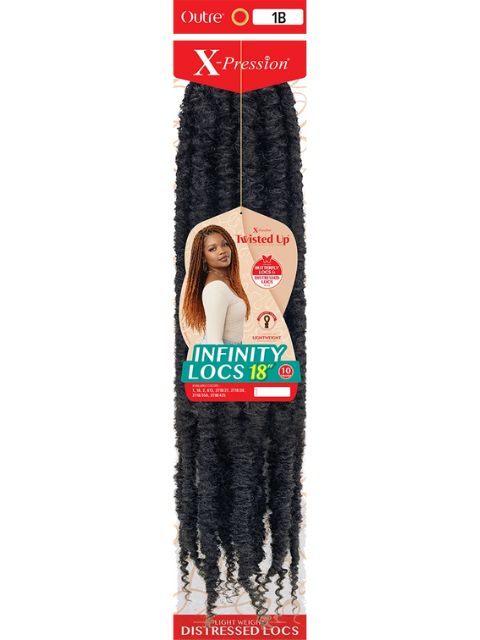 [MULTI PACK DEAL] Outre X-Pression Twisted Up Crochet Braid INFINITY L ...