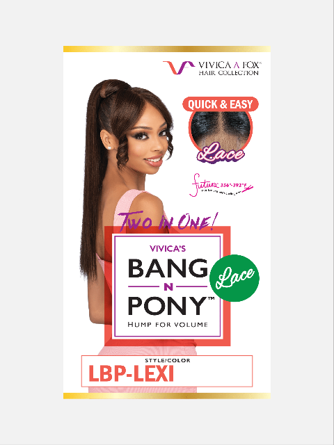 Vivica A Fox Bang & Pony Hair Pieces Lace Bang Pony- LBP-LEXI – Hair ...