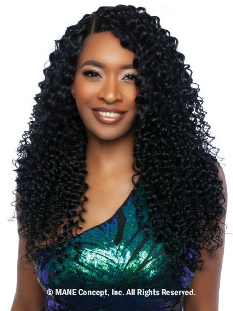 Mane Concept Pristine Green Diamond 100% Human Hair HD 4x5 DEEP WAVE C ...