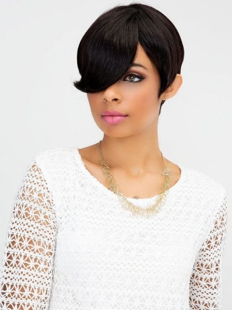 Femi Collection Pixie Cut 100% Human Hair PIXIE CUT 2"4"6" Weave – Hair ...