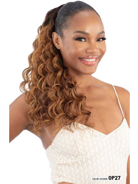 Shake N Go Que Drawstring Ponytail- Q-LOOSE DEEP 20" – Hair Stop and Shop