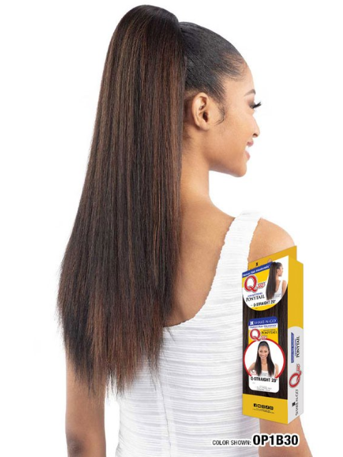 Shake N Go Que Drawstring Ponytail- Q-STRAIGHT 20" – Hair Stop and Shop