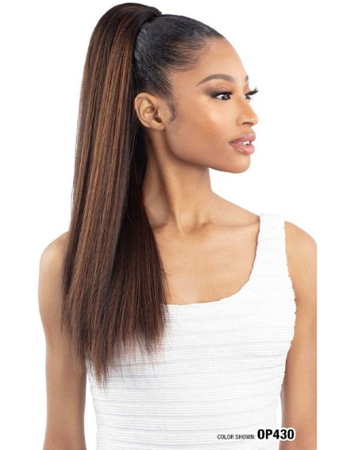 Shake N Go Que Drawstring Ponytail- Q-STRAIGHT 20" – Hair Stop and Shop