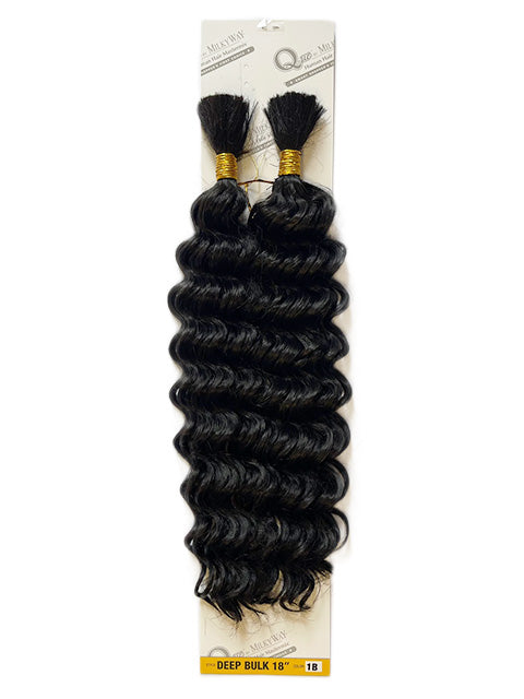 Shake N Go Que Human Hair Blend DEEP BULK 18" Braid – Hair Stop and Shop