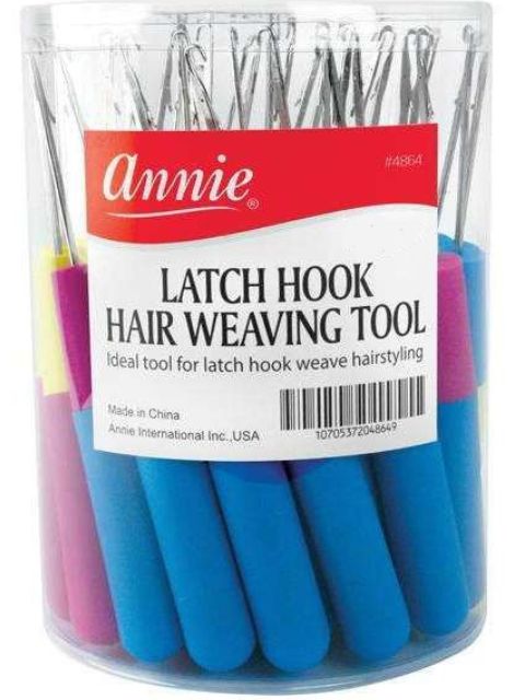 Annie Latch Hook Crochet Needle for Crocheting Braid Hair Extension- 1 ...