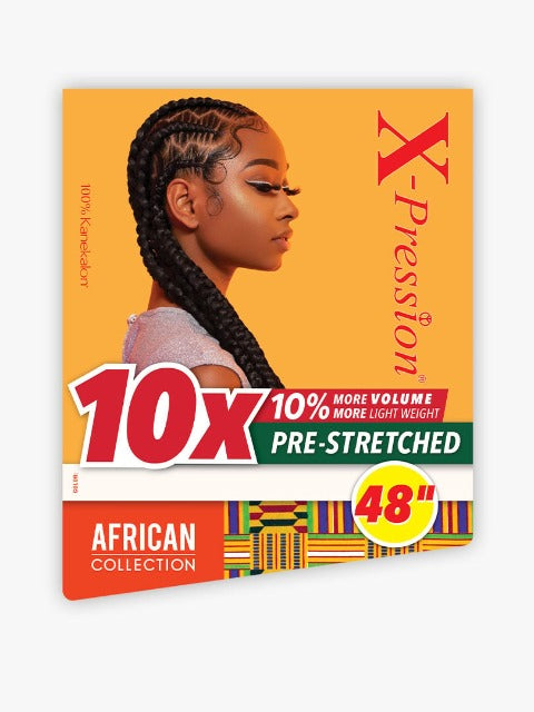 Sensationnel 10X X-Pression Pre Stretched Braids 48" – Hair Stop and Shop
