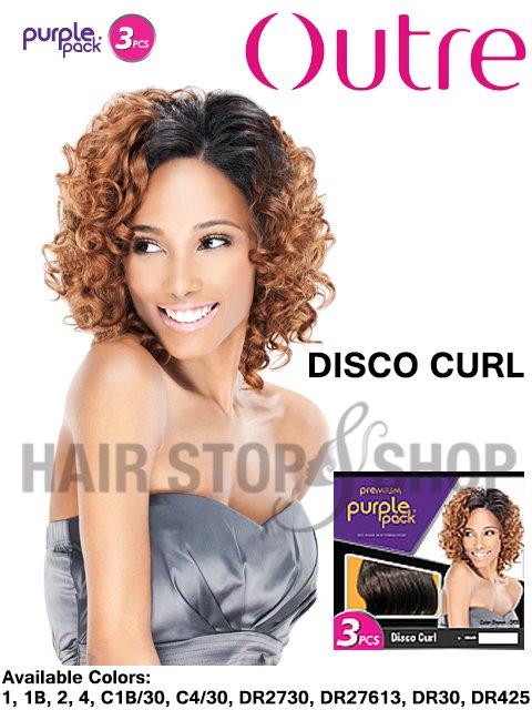 Outre Premium Purple Pack DISCO CURL Weave 3pc – Hair Stop and Shop