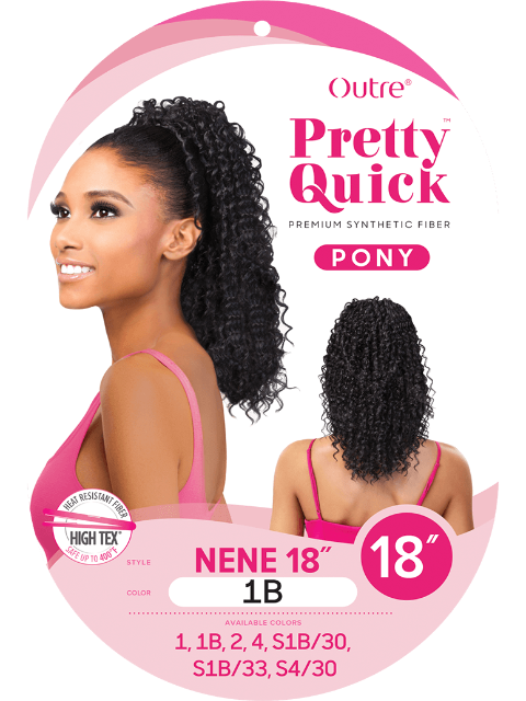 Outre Pretty Quick Pony Ponytail - NENE 18 – Hair Stop and Shop