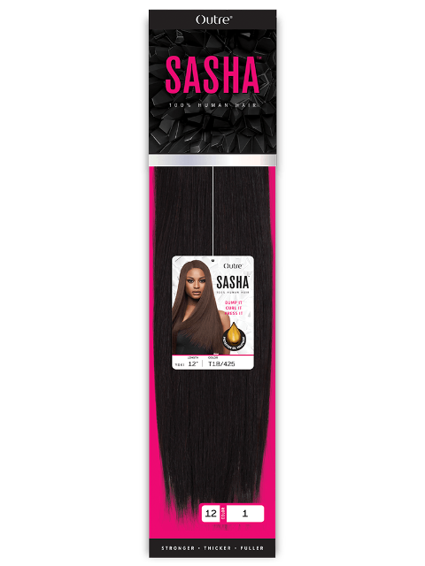 Outre Sasha 100% Human Hair Weaves - (8"10"12"14") SASHA YAKI – Hair ...