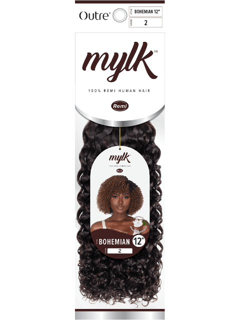 Outre MYLK 100% Remi Human Hair Weave - (10"12"14")MYLK BOHEMIAN – Hair ...
