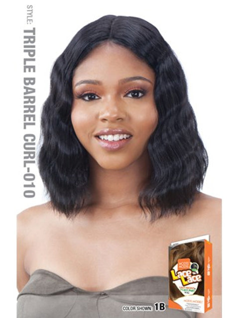 Model Model Lace to Lace 5 Deep Part Lace Front Wig - TRIPLE BARREL CU ...