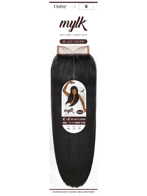 Outre MYLK 100% Remi Human Hair 4x4 HD Lace Closure – Hair Stop and Shop