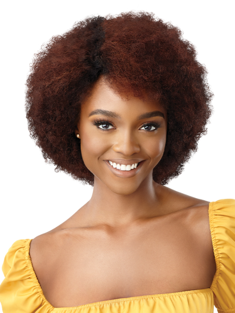 Outre 100% Human Hair Daily Lace Part Wig - NATURAL AFRO – Hair Stop ...
