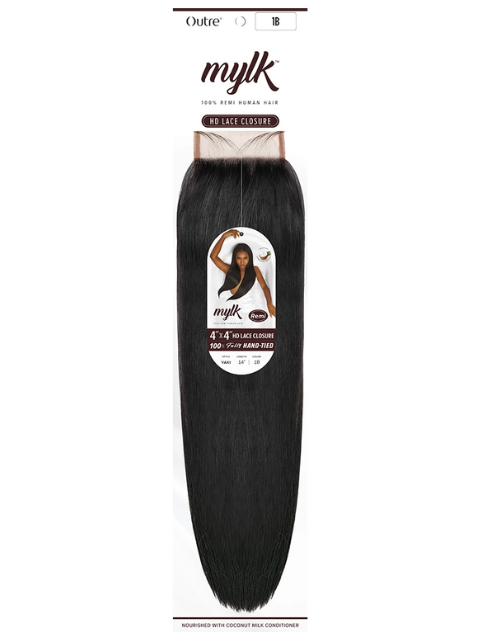 Outre MYLK 100% Remi Human Hair 4x4 HD Lace Closure – Hair Stop and Shop