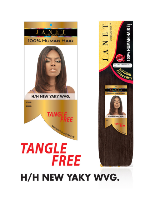 Janet Collection Human Hair NEW YAKY Weave 8"-18" (NYWVG) – Hair Stop ...