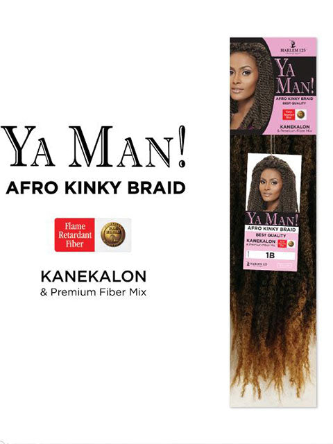 Harlem 125 YA MAN AFRO KINKY BRAID 18″ – Hair Stop and Shop
